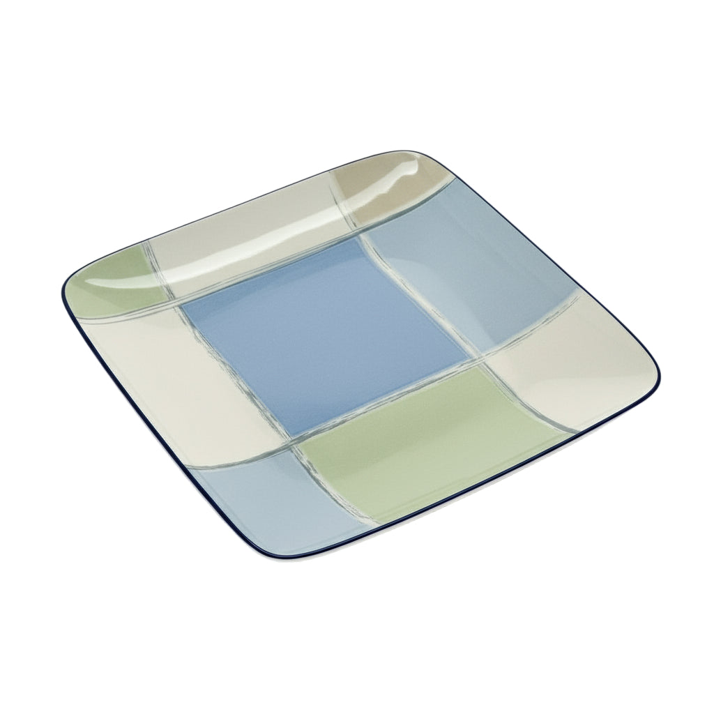 Noritake Ambience Java Blue Square Plate - Kitchen Smart
