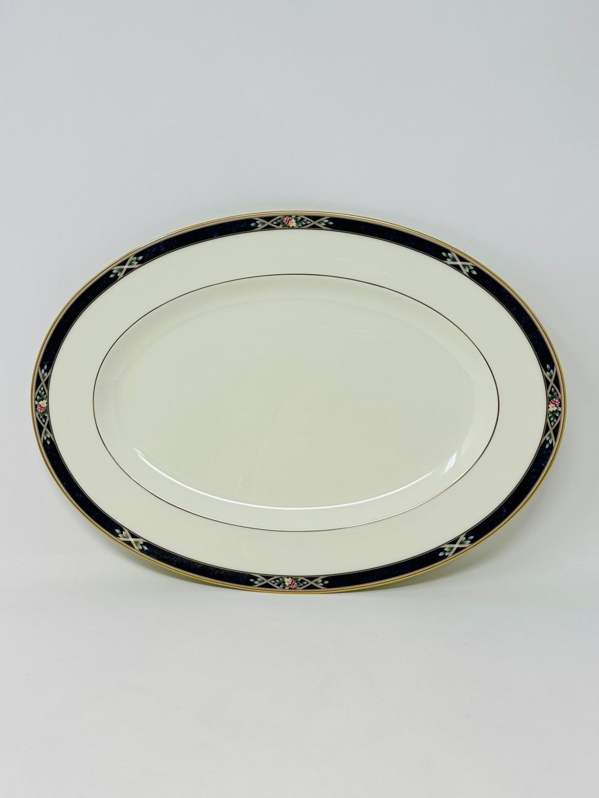 Noritake Azure Garden Oval Platter - Kitchen Smart