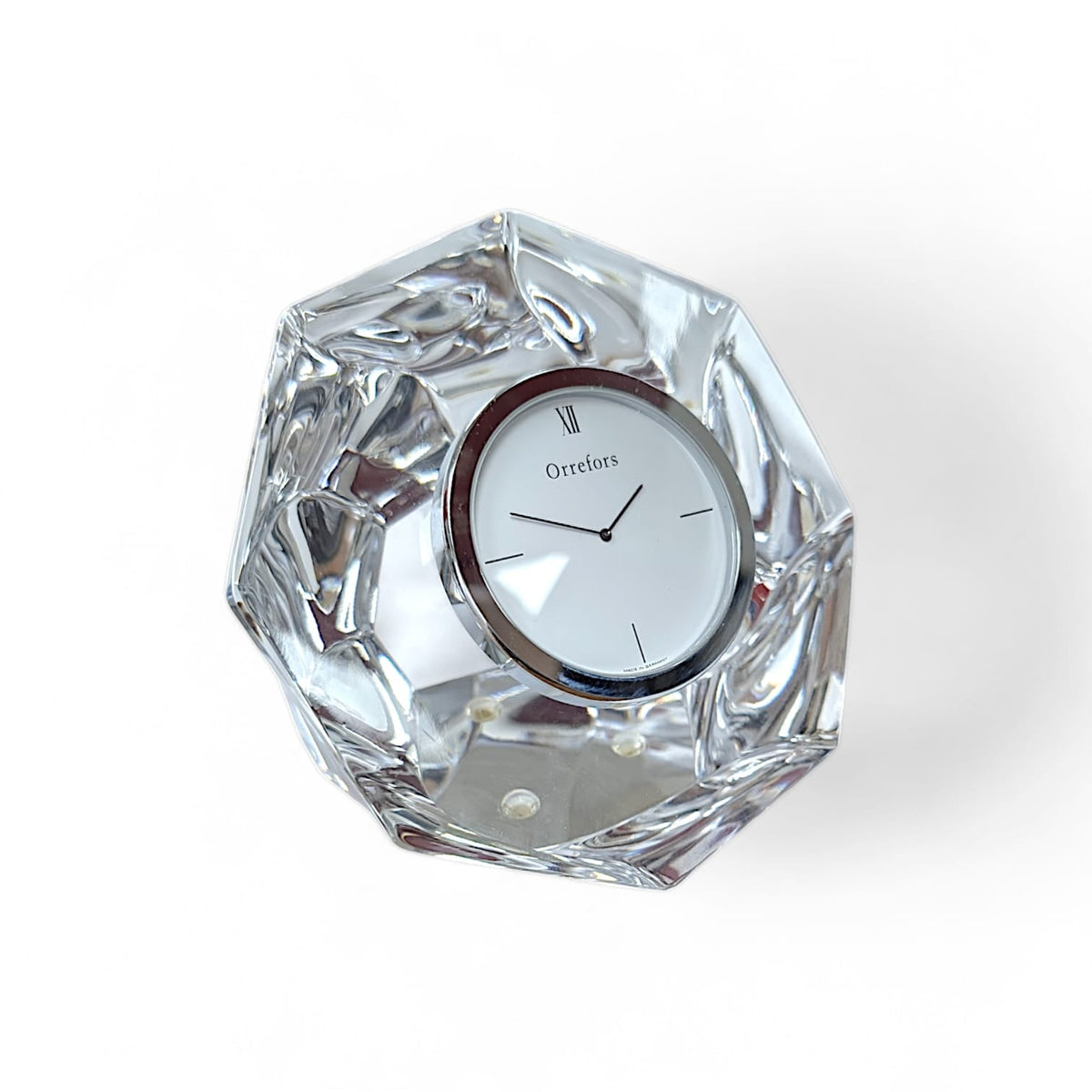 Orrefors Crystal Table Clock - Kitchen Smart