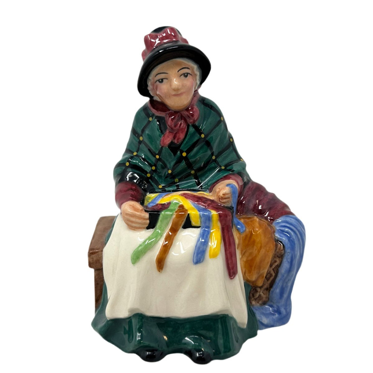 Royal Doulton Miniature Street Vendors Silks & Ribbons - Kitchen Smart