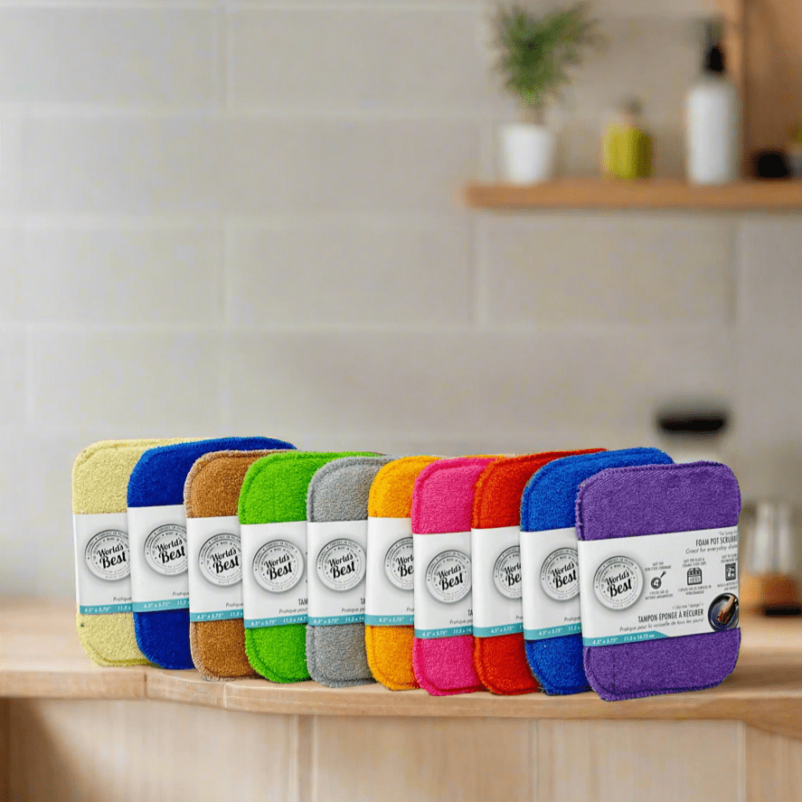 World's Best Pot Scrubber (Foam) - Single - Kitchen Smart