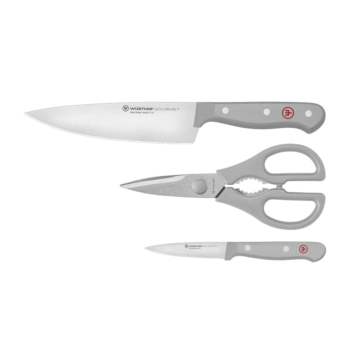 Gourmet Grey 3-Piece Prep Set - Kitchen Smart