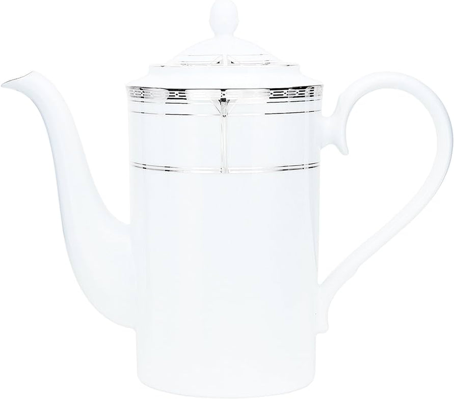Noritake Palmer Platinum Coffee Pot w / Lid - Kitchen Smart