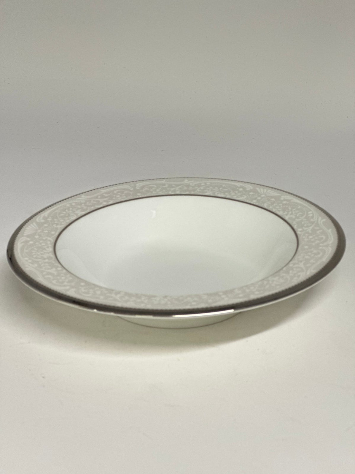Noritake Silver Palace Rim Soup Plate - Kitchen Smart