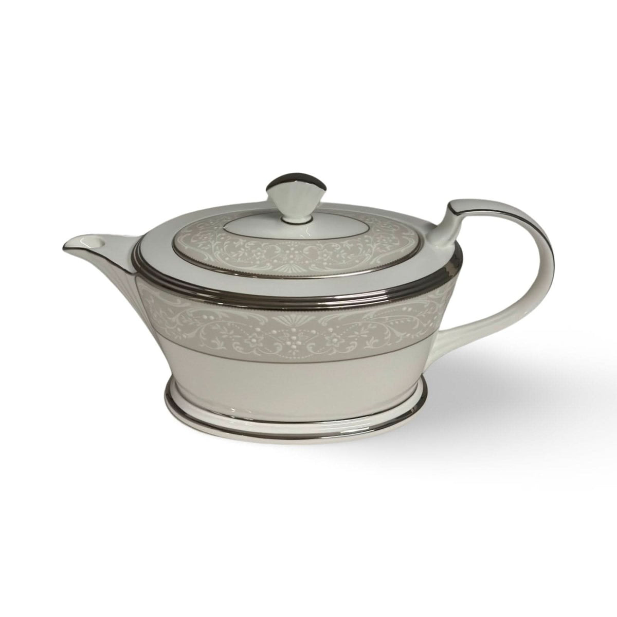 Noritake Silver Palace Tea Pot with Cover - Kitchen Smart